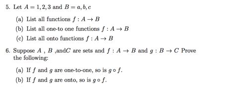 Solved Let A And B A B C A List All Chegg
