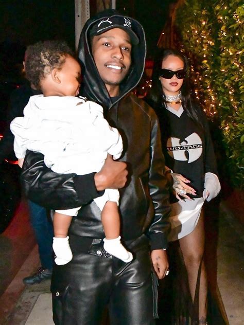 Rihanna Swoons Over Aap Rocky And Son Rza In Barbados Photo Hollywood