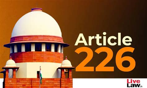 वैधानिक उपचारों के अस्तित्व के बावजूद हाईकोर्ट अनुच्छेद 226 के तहत रिट