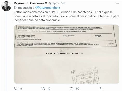 Patricia Armendáriz Pidió Evidencia De Desabasto De Medicamentos Y Le