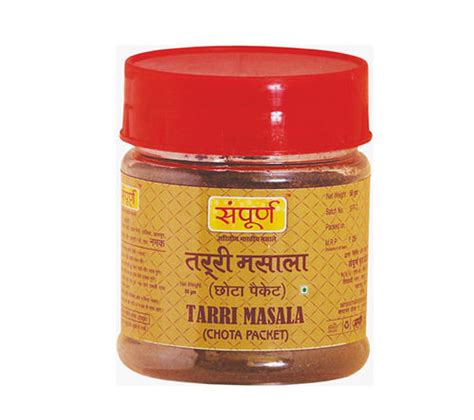 Brown Indian Sampoorna Tarri Masala 50 Gram Pack At Best Price In