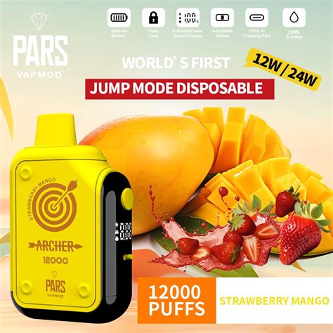 Pars Vapmod Archer 12000 Puffs Double Apple