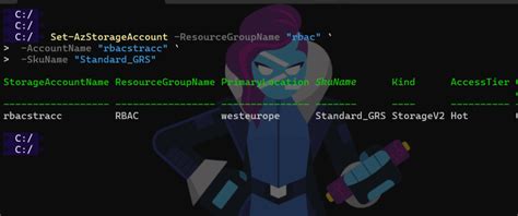 Powershell Ile Azure Storage Account Sku Update Towershell