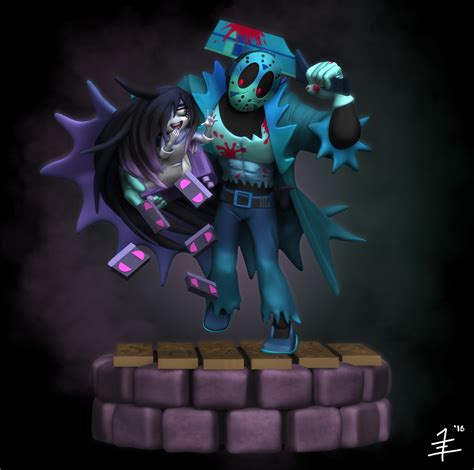 Jason And Sadako Eddy E 3d