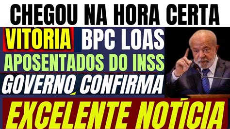 Acaba De Chegar Boletim Inss Bpc Aposentados Pensionistas Pl