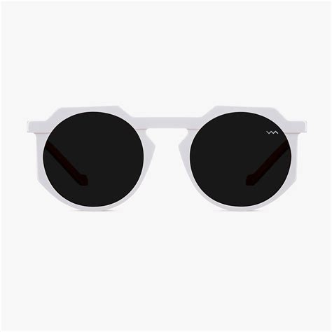 Vava Sunglasses Wl0028 Whiteblackblack Hinge Best Designers Inc