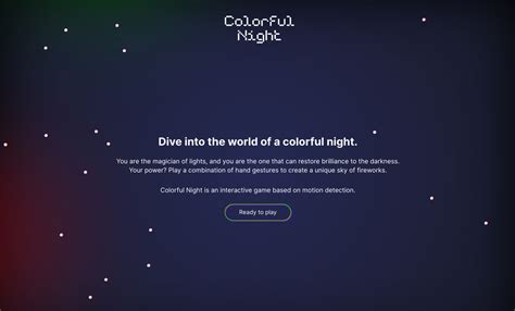 colorful night css design awards