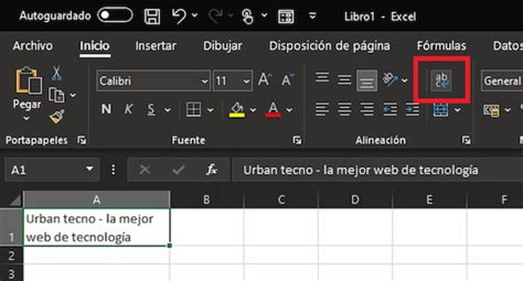 cómo ajustar texto fácilmente en excel
