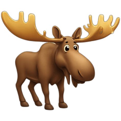 Moose With Beer Emoji Ai Emoji Generator