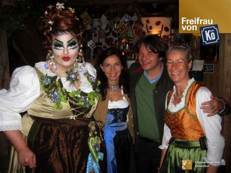 Freifrau von Kö stürmt Promifestung inqueery