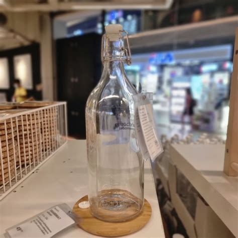 ขวดแก้วมีจุกล็อก แก้วใส 1 ลิตร Shopee Thailand