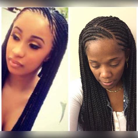 Ghana Braids Inspired By Cardi B GhanaBraidsWeLove Hair Styles