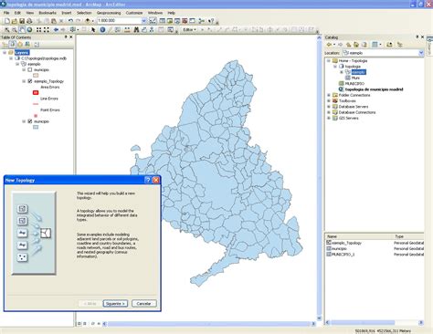 Geomática Topologia Arcgis