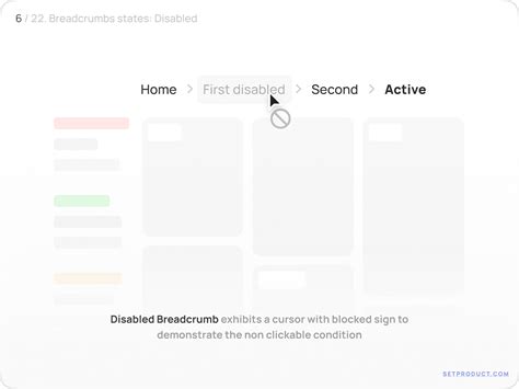 Breadcrumbs Ui Design Research By Roman Kamushken For Setproduct On