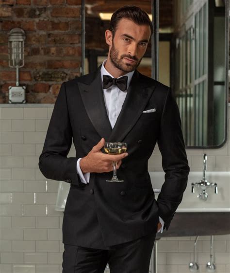 Black Bow Tie Suit
