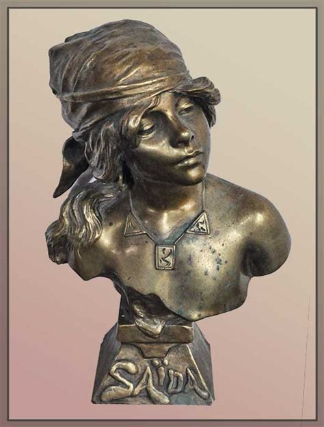 Small Bronze Bust Wooden Nickel Antiques