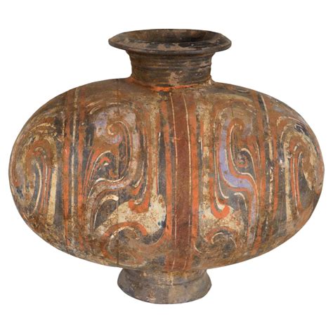 A Large Han Dynasty 206bc 220ad Glazed Hu Vessel For Sale At 1stdibs
