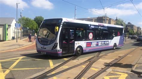 First Sheffield Departs Hillsborough Interchange With An To Totley Service YouTube