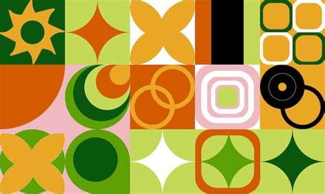 Premium Vector Geometry Pattern With Simple Shape