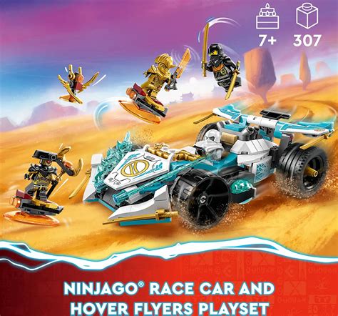Lego Ninjago Zanes Dragon Power Spinjitzu Race Car 71791 Building Toy