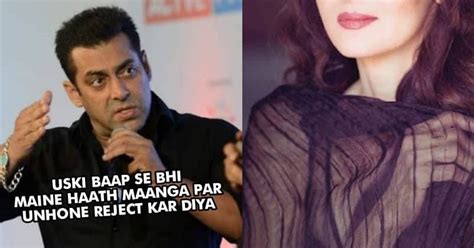 Salman Khan Wanted To Marry A Top Bollywood Actress But Her Father Said