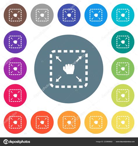 Drag Item Flat White Icons Color Backgrounds Background Color