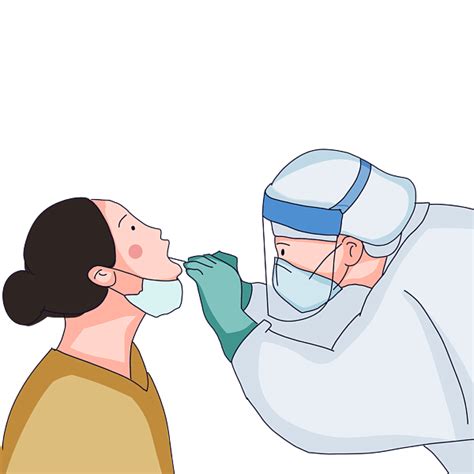 卡通疫情核酸插画免抠元素素材模板下载 图巨人