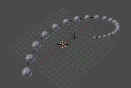 Bezier Curves Changing Size From Small To Big In Array Or Duplication
