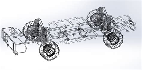3d Model Pulling Truck Chassis Turbosquid 1537851