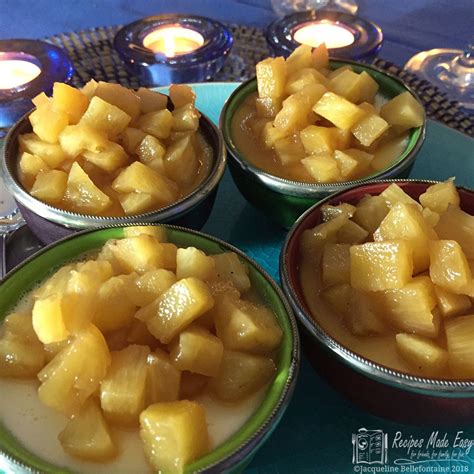 Coconut Panna Cotta With Spiced Pineapple Recipes Made Easy