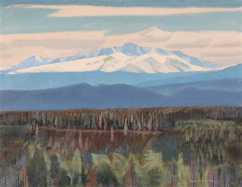 Alan Caswell Collier The Coast Range From Chilcotin Plateau Near