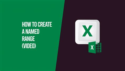 How To Create A Named Range Video Excel Nerds