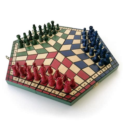 Échecs à 3 Yalta 41x35 cm