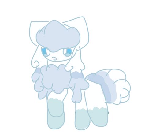 [oc] Glaceon X Alolan Vulpix By Conyvei On Deviantart