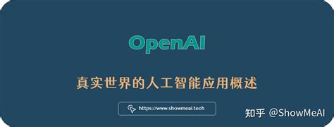 真实世界的人工智能应用落地OpenAI篇 知乎