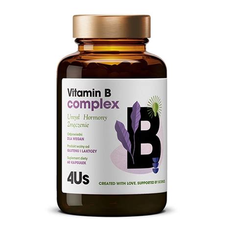 Healthlabs Vitamin B Complex 4us Kompleks Witaminy B Suplement Diety