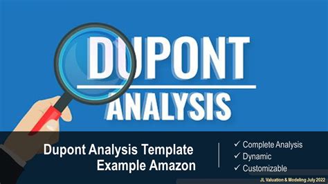 Amazon Full Analysis Using Dupont Analysis Excel Template