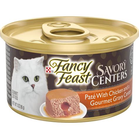 Fancy Feast Savory Center Wet Cat Food Pate W Chicken And Gourmet Gravy