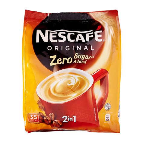 Nescafe 2 In 1 Coffee Original Zero Sugar