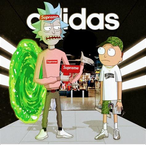 Supreme Rick And Morty Wallpapers Top Free Supreme Rick And Morty Backgrounds WallpaperAccess
