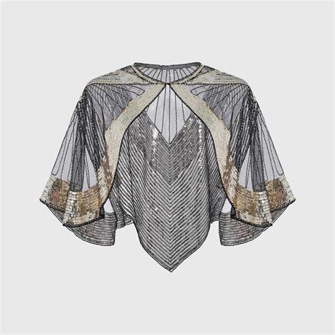 Shop 1920s Shawls Art Deco Sequin Beaded Flapper Shawl Babeyond