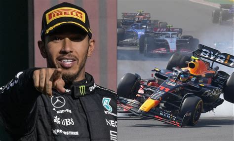 Lewis Hamilton se ríe del accidente de Checo Pérez Uniradio Informa