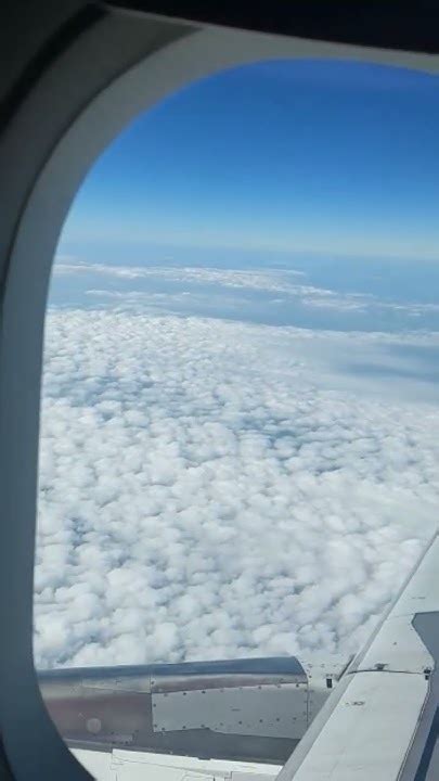 Flying Above The Clouds Amazing View Passing Through Clouds Youtube