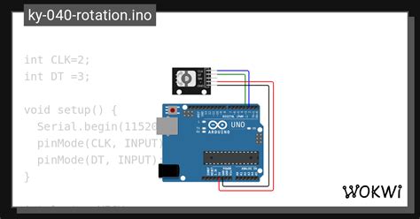 09ky 040 Rotation Copy Wokwi Esp32 Stm32 Arduino Simulator
