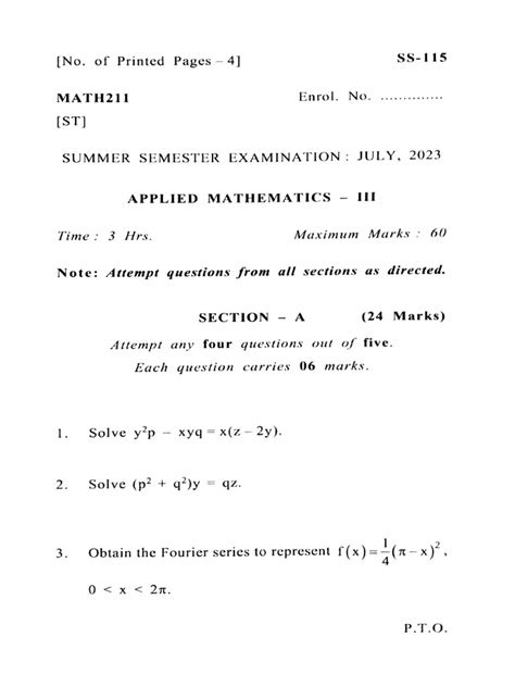 Math 211 Pdf Mathematics Mathematical Analysis