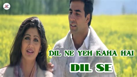 Dil Ne Yeh Kaha Hain Dil Se丨dhadkan丨kf Music Hindi Youtube Music