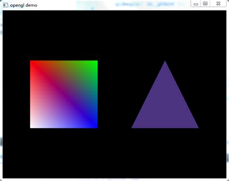 Qt5 Opengl（二，平面图形上色）qt Opengl画的面不同颜色 Csdn博客