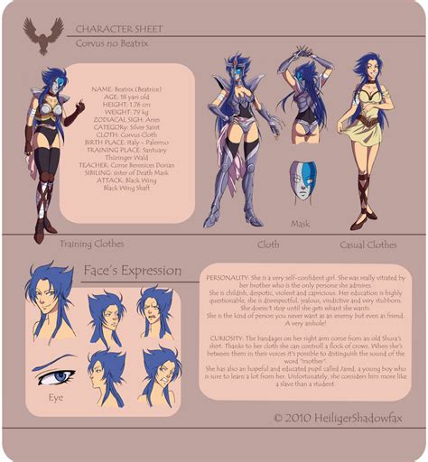 Character Profile By Blatterbury On Deviantart