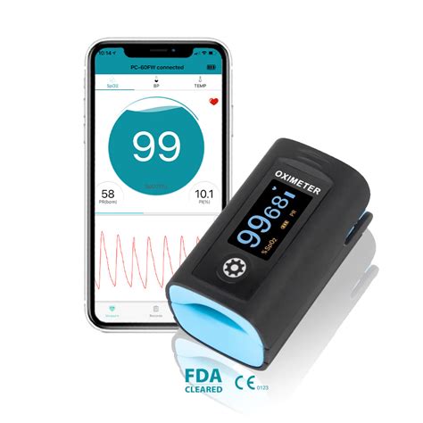 Digital Fingertip Pulse Oximeter Pc 60fw