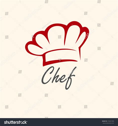 Chef Cap Vector Image Stock Vector Royalty Free 735691390 Shutterstock